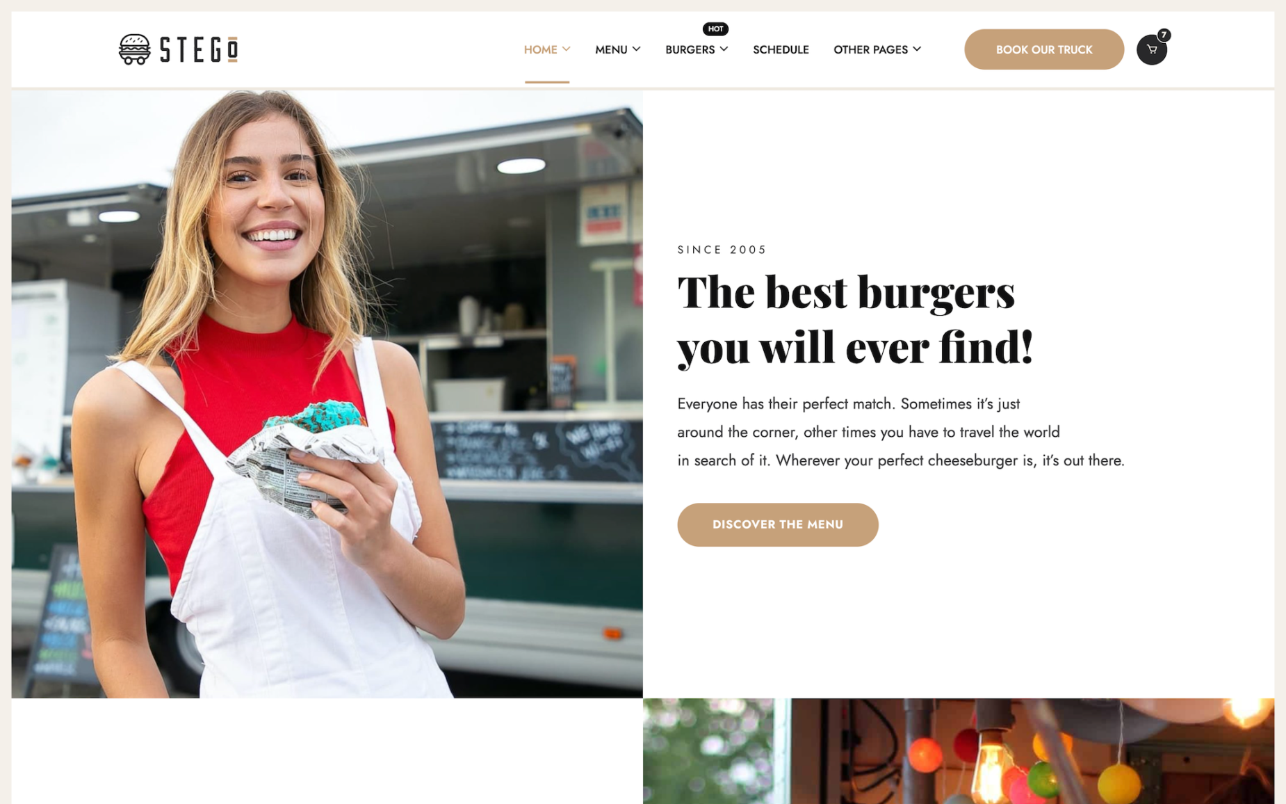 Stego - WordPress Theme for restaurants, food trucks, cafes, pizzerias ...